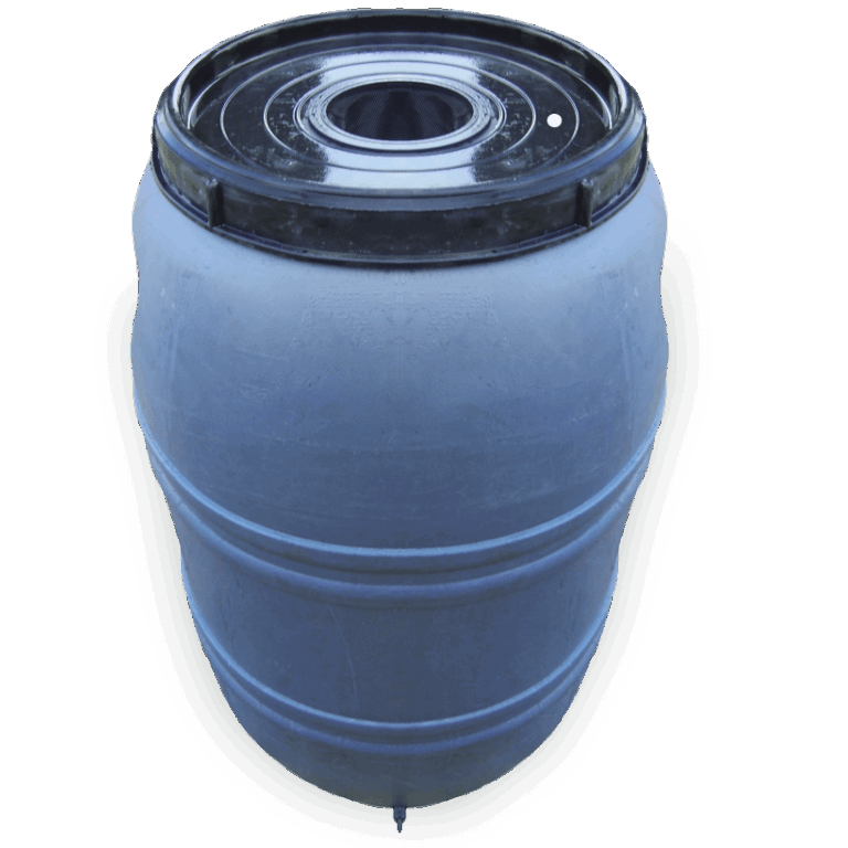 Blue Rain Barrel 220L / 55 Gallon - Halton Region Home Delivery