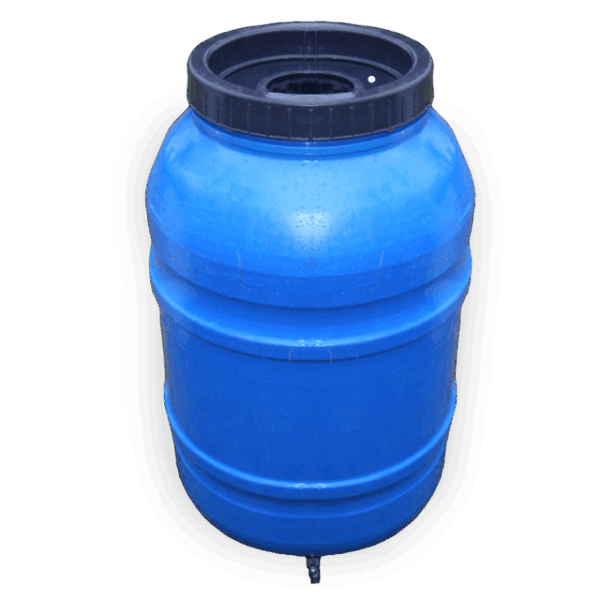 Blue Rain Barrel 220L / 55 Gallon - Chestermere, AB: Imagination ...